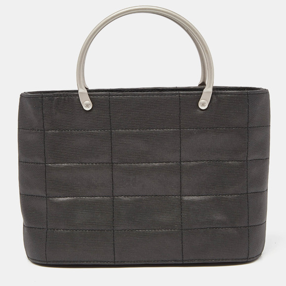 CHANEL | Bags | Chanel Black Choco Bar Canvas Mini Vintage Bag | Poshmark